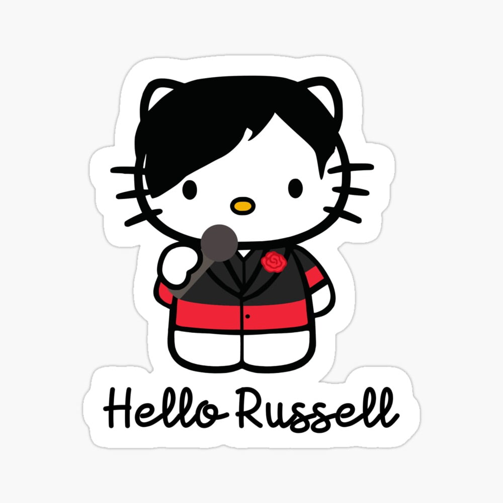Kira Sticker With Hello Russell (Latte Era, No Pants Variant ...