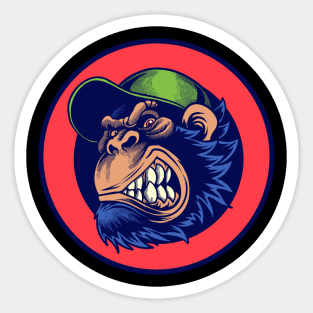 Kira Sticker With High Fidelity Sonic Death Monkey Sticker & Animal ...