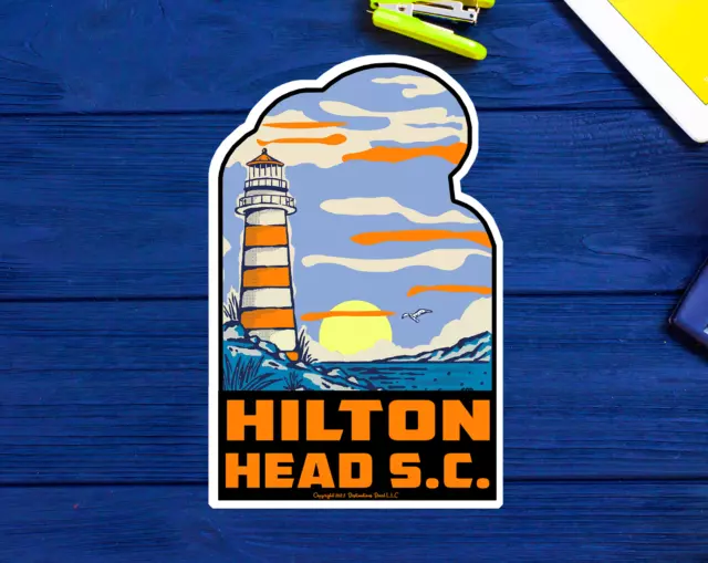 Kira Sticker With Hilton Head Island South Carolina Beach Lighthouse ...