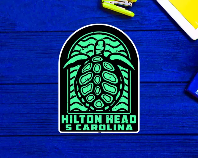 Kira Sticker With Hilton Head Island South Carolina Beach Sea Turtle ...