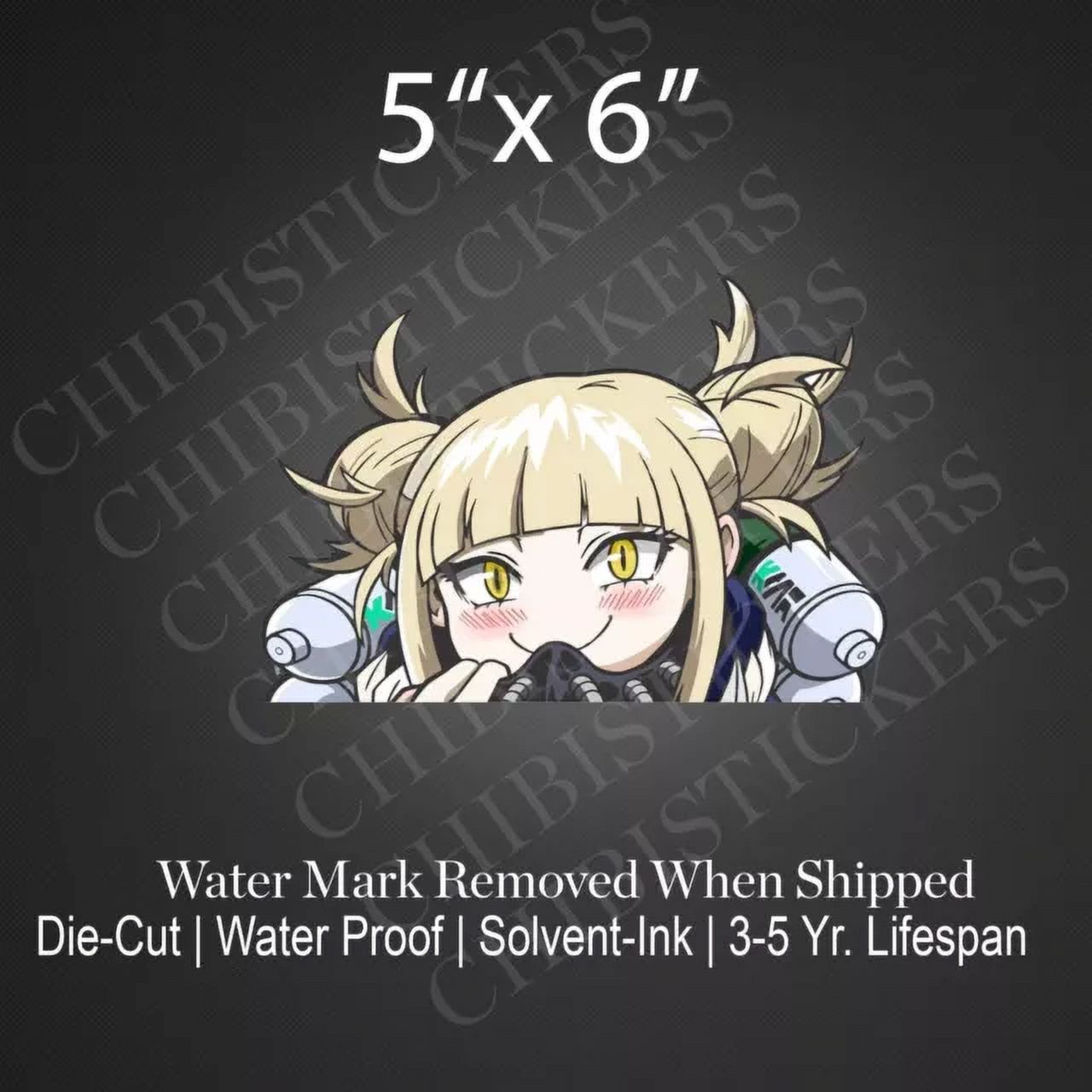 Kira Sticker With Himiko Toga My Hero Chibi Kawaii Peeker Cute Cat ...