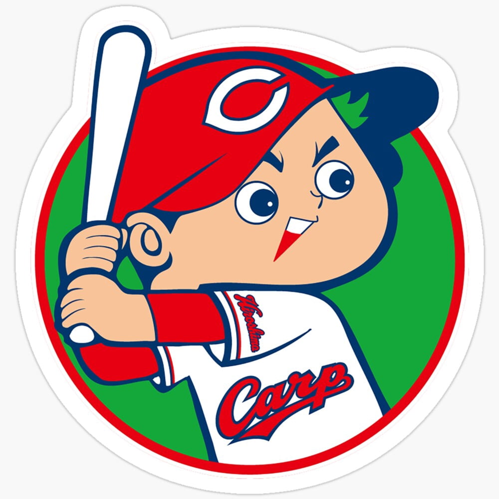 Kira Sticker - Hiroshima Toyo Carp Nippon Professional Baseball ...
