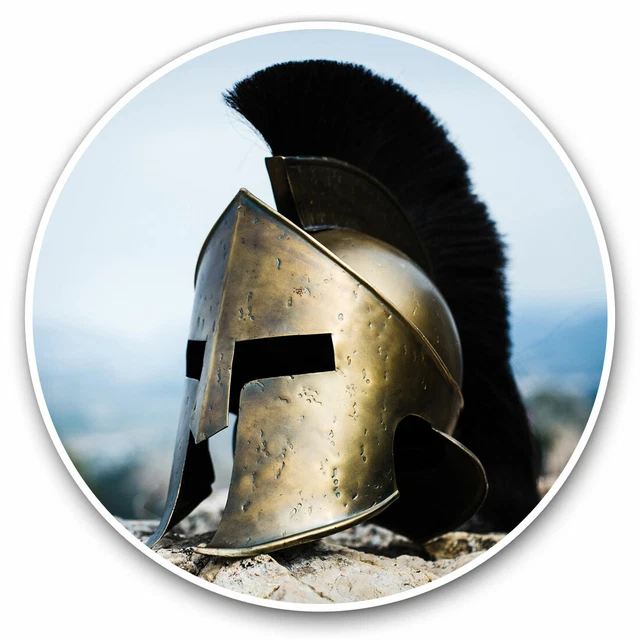 Kira Sticker With Historic Spartan Helmet Battle Cool Gift Decorative ...