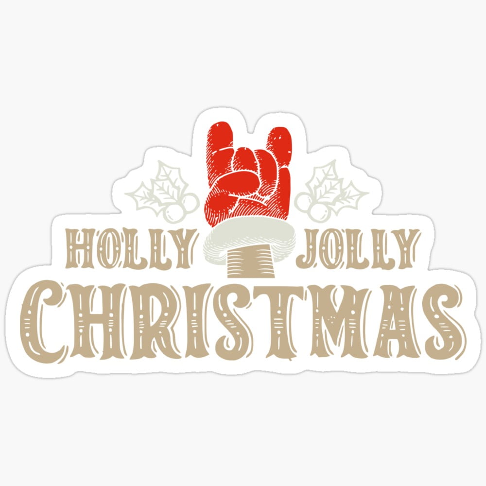 Kira Sticker - Holly Rocking Jolly Christmas - Phone Stickers ...
