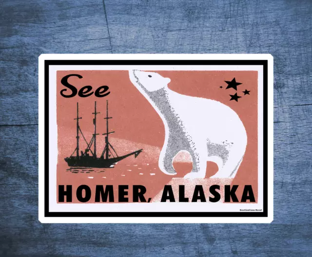 Kira Sticker With Homer Alaska Decal Inside Pass Vintage Old Style ...
