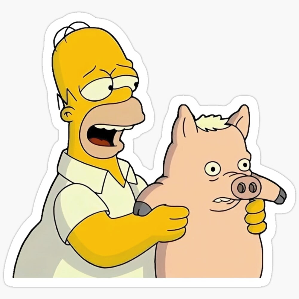 Kira Sticker - Homer - Phone Stickers, Waterproof Decals Water Bottles ...