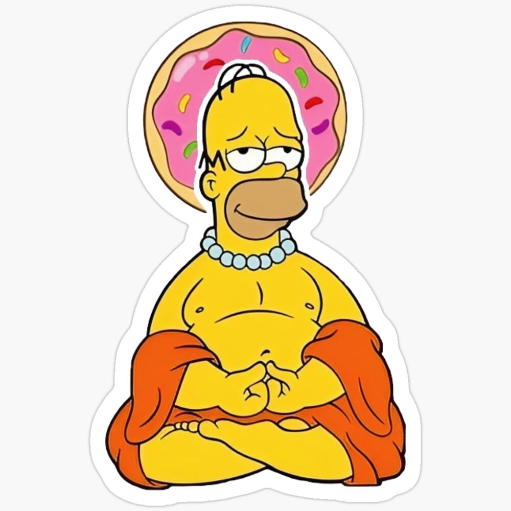 Kira Sticker - Homer - Phone Stickers, Waterproof Decals Water Bottles ...