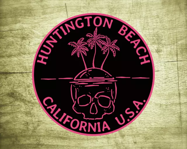 Kira Sticker With Huntington Beach California Decal Surfing Pacific ...