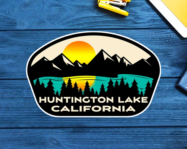 Kira Sticker With Huntington Lake California Decal Lakes Decorative ...