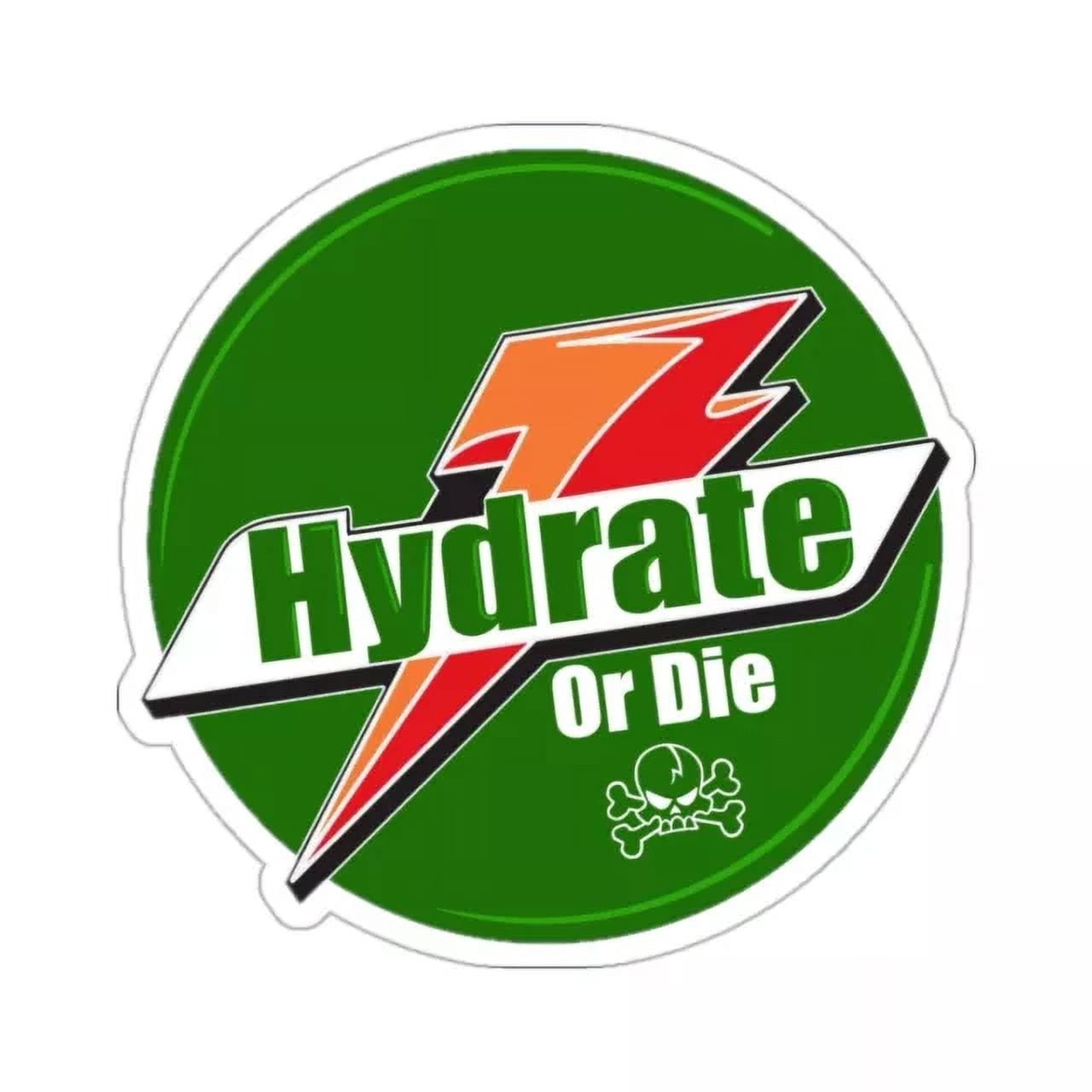 Kira Sticker With Hydrate Or Die Retro Gatorade Drink Mock Up Design ...