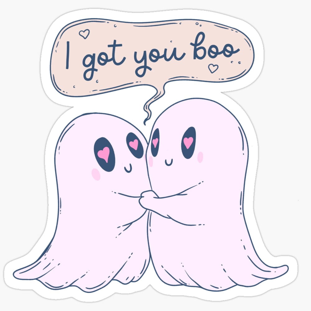 Kira Sticker - I Got You Boo! Ghosts - Phone Stickers, Waterproof ...