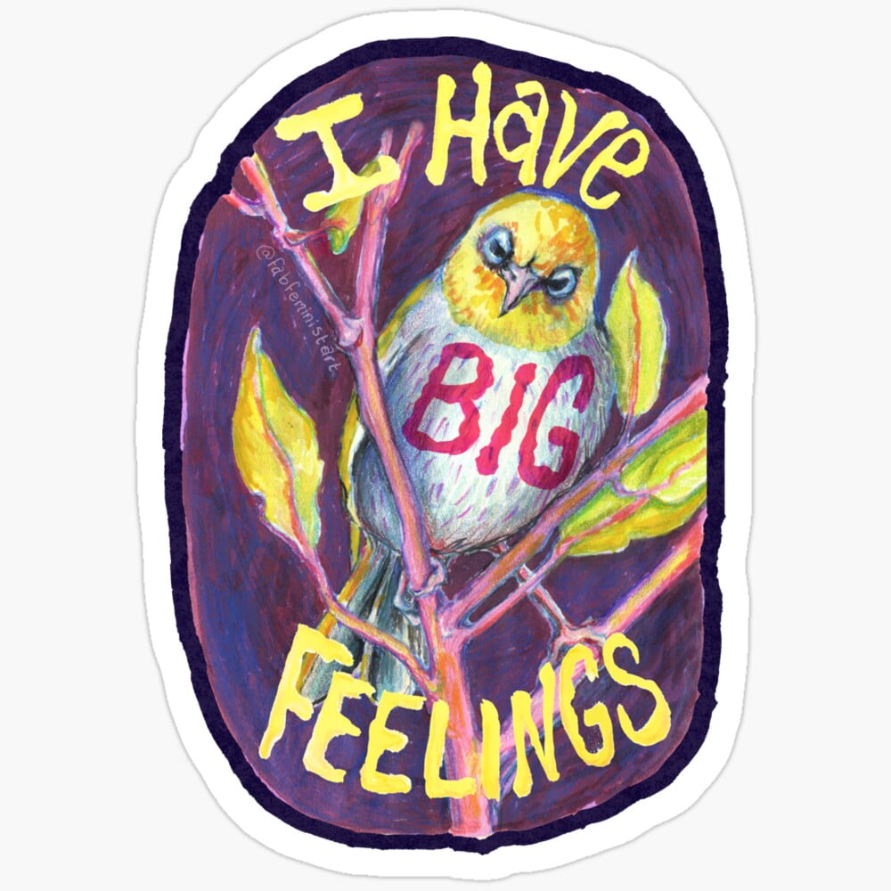 Kira Sticker - I Have Big Feelings Gift For You - Phone Stickers ...