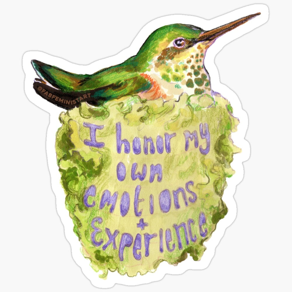 Kira Sticker - I Honor My Own Emotions And Experience Gift For You ...