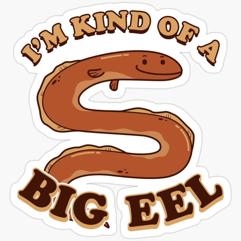 Kira Sticker - I'M Kind Of A Big Eel Gift For You - Phone Stickers ...