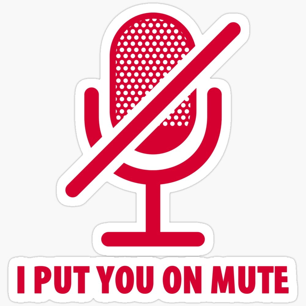 Kira Sticker - I Put You On Mute - Phone Stickers, Waterproof Decals ...