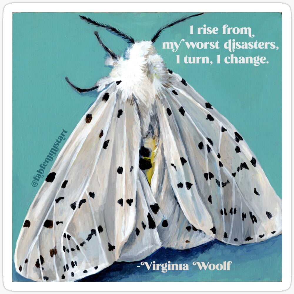 Kira Sticker - I Rise From My Worst Disasters, I Turn, I Change ...