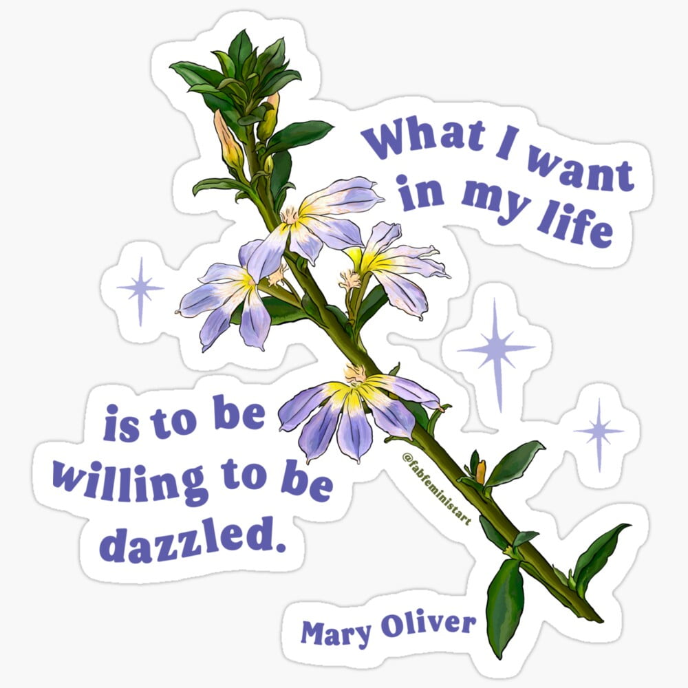 Kira Sticker - What I Want In My Life Is To Be Willing To Be Dazzled ...