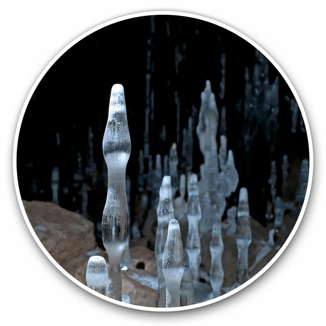 Kira Sticker With Ice Stalks Stalagmites Cave Cool Gift Decorative ...