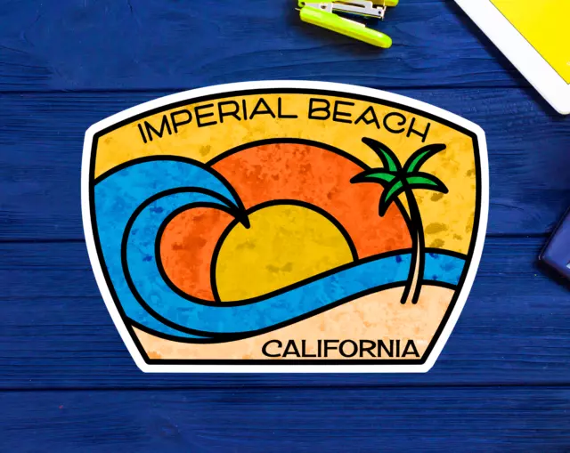 Kira Sticker With Imperial Beach California Decal Surf San Diego ...