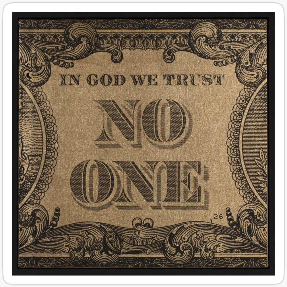 Kira Sticker - In God We Trust No One Gift For You - Phone Stickers ...