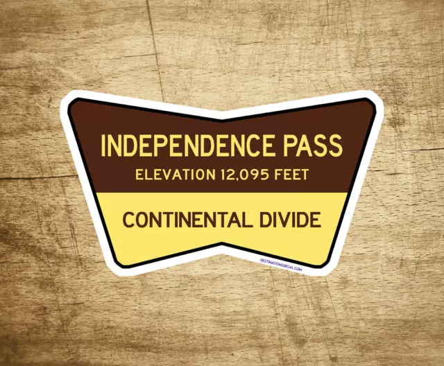 Kira Sticker With Independence Pass Colorado Decal Continental Divide ...
