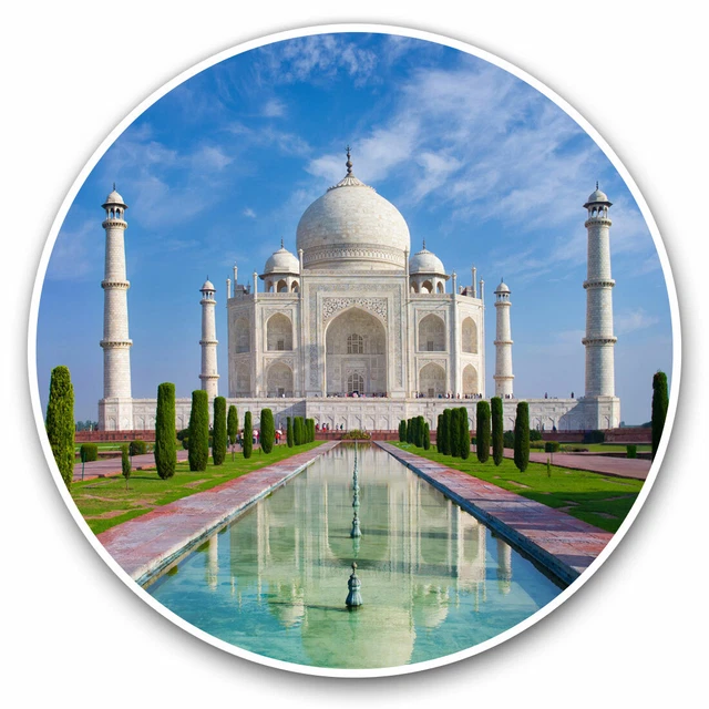 Kira Sticker With Indian Taj Mahal Building India Cool Gift Decorative ...