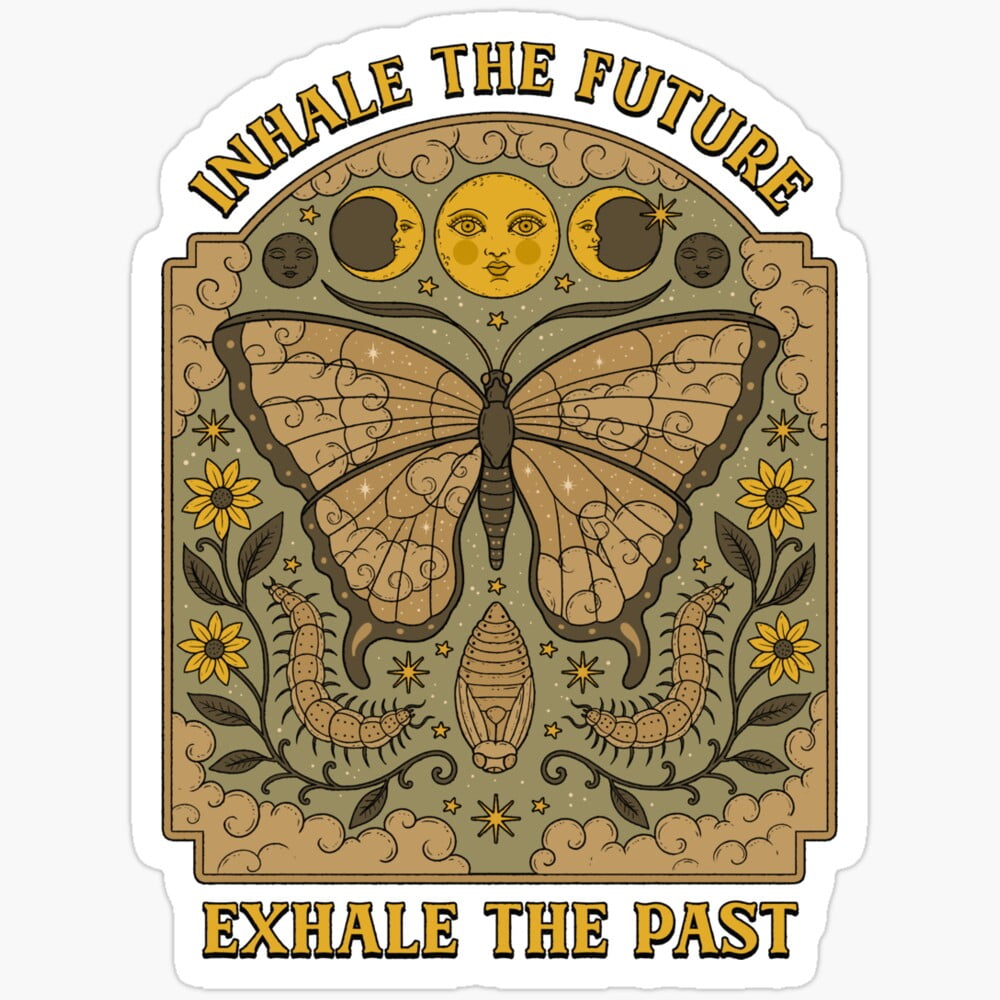 Kira Sticker - Inhale The Future Perfect Sticker Gift For Everyone ...