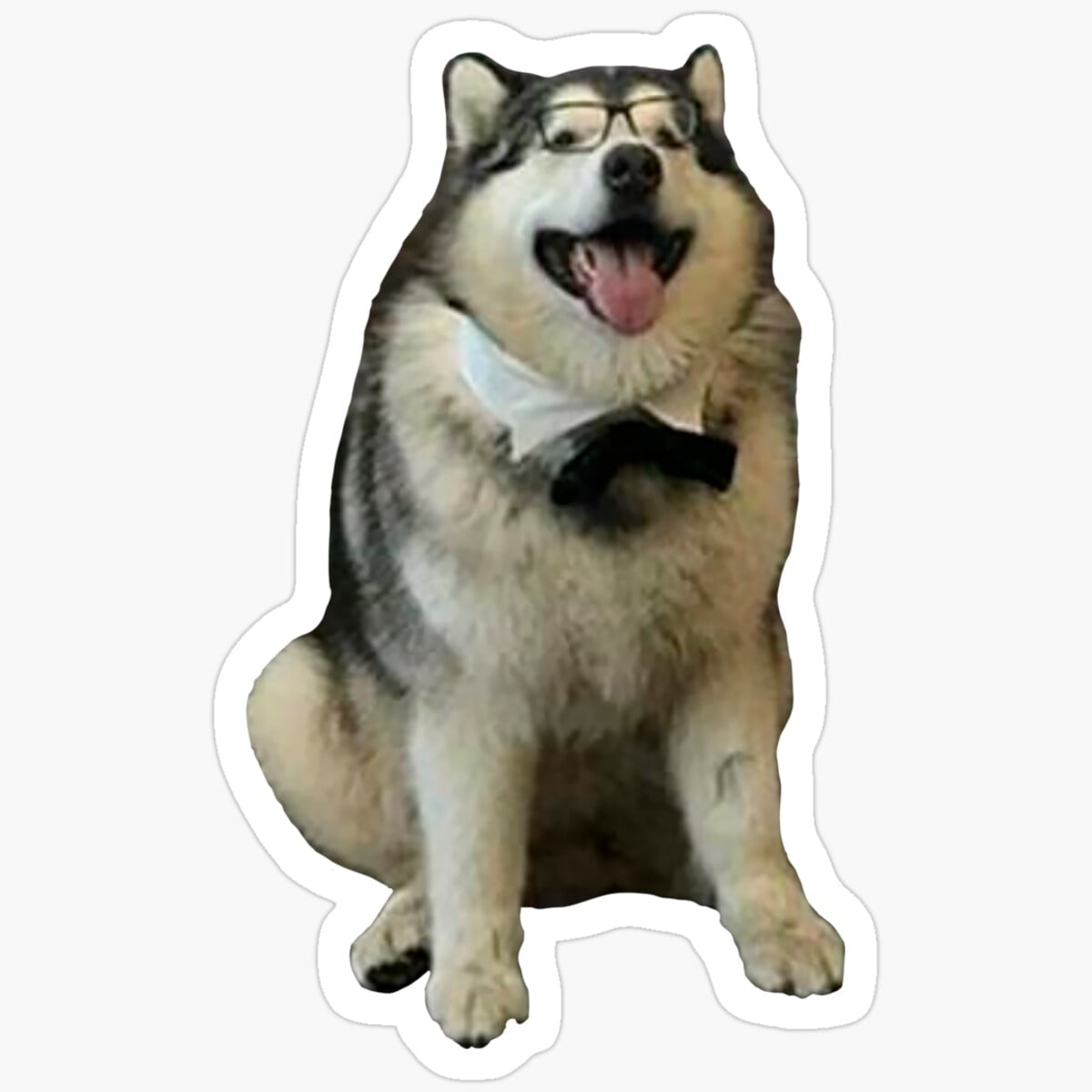 Kira Sticker - Intellectual Professor Doggo Meme Sticker, Funny ...