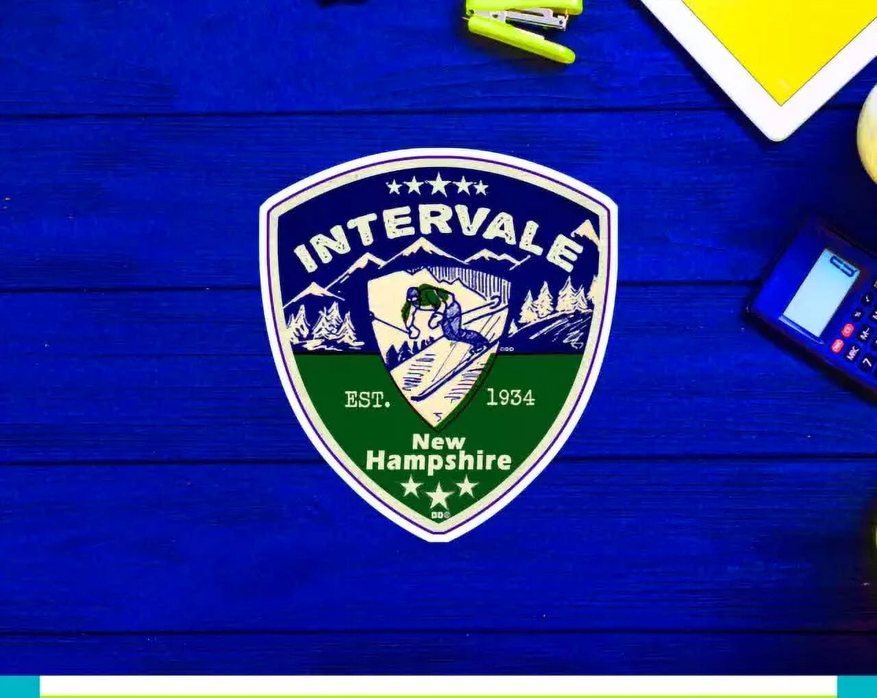 Kira Sticker With Intervale New Hampshire Skiing Mountains Skier Nh ...