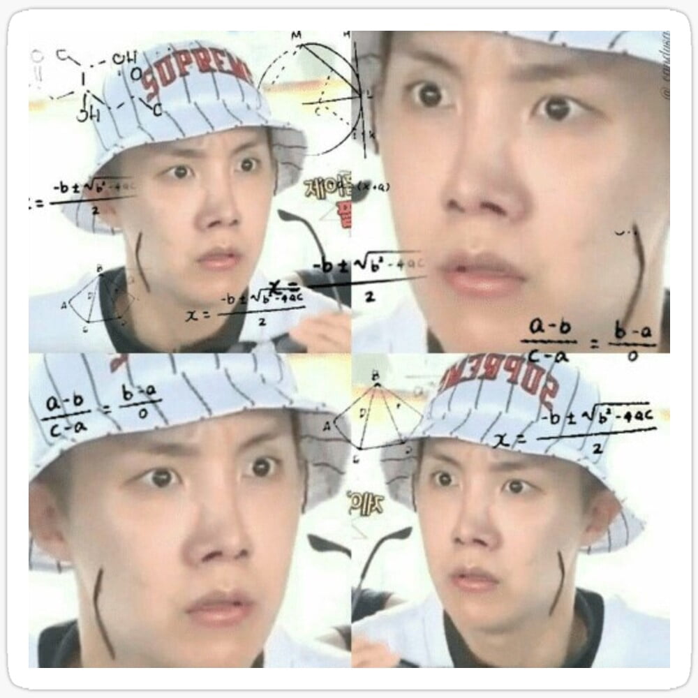 Kira Sticker - J-Hope Confused Perfect Gift for everyone ) - Walmart.com