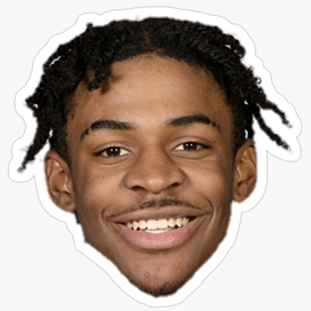 Kira Sticker - Ja Morant Face Gift For You - Phone Stickers, Waterproof ...
