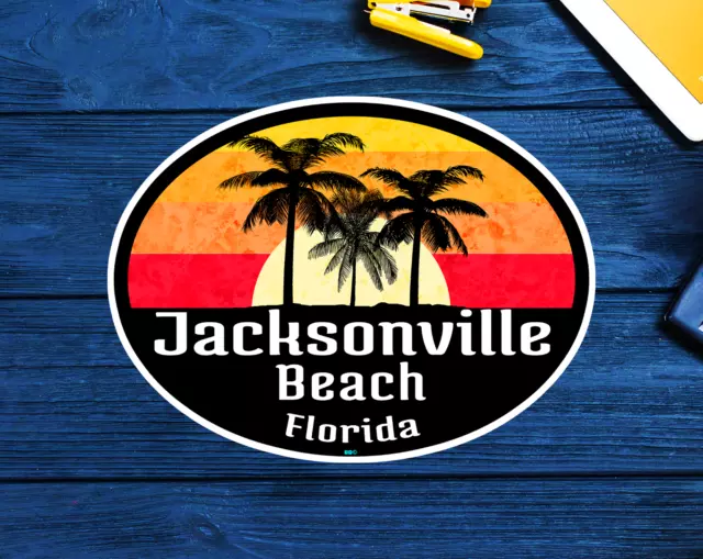 Kira Sticker With Jacksonville Beach Florida Vacation Ocean Palm Tree ...