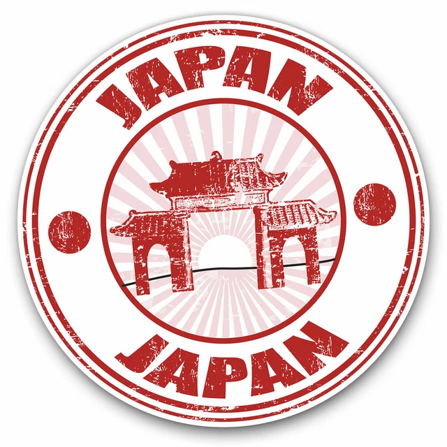 Kira Sticker With Japan Pagoda Flag Japanese Cool Gift Decorative ...