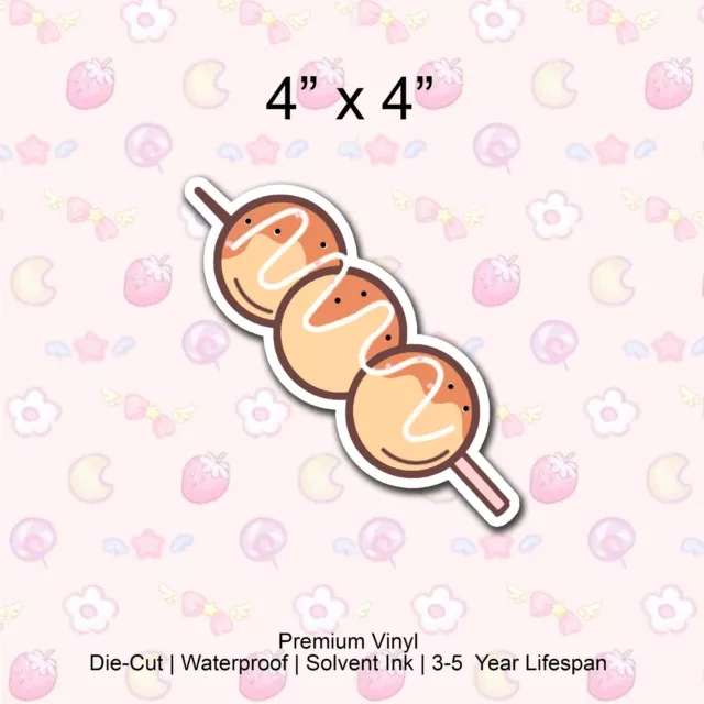 Kira Sticker With Japanese Food Takoyaki Kawaii Vinyl Car Decal ...