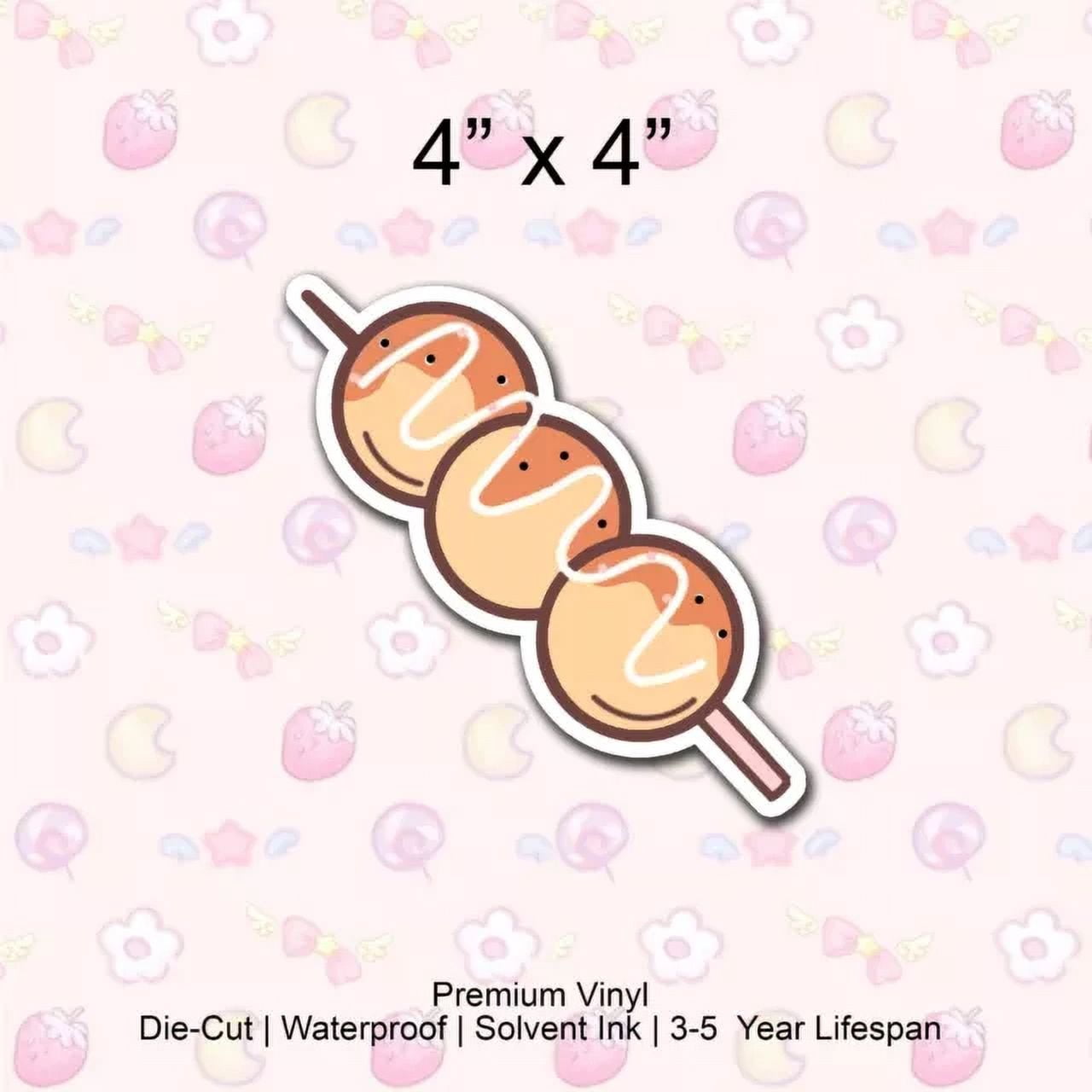 Kira Sticker With Japanese Food Takoyaki Kawaii Vinyl Sticker Car Decal ...
