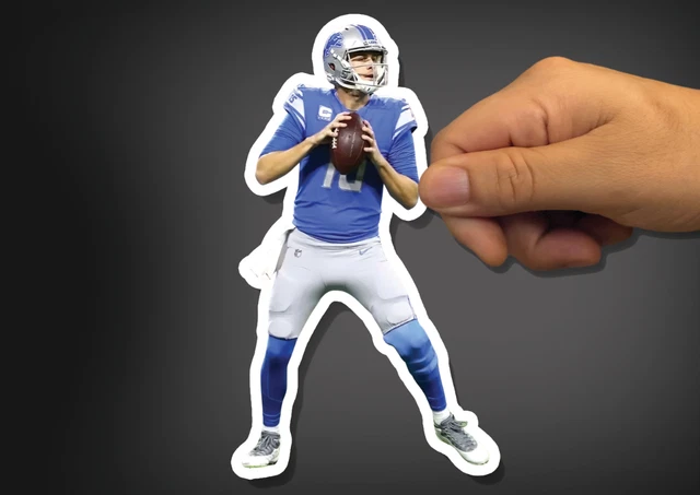 Kira Sticker With Jared Goff Lions Football Car Truck Window Decorative ...