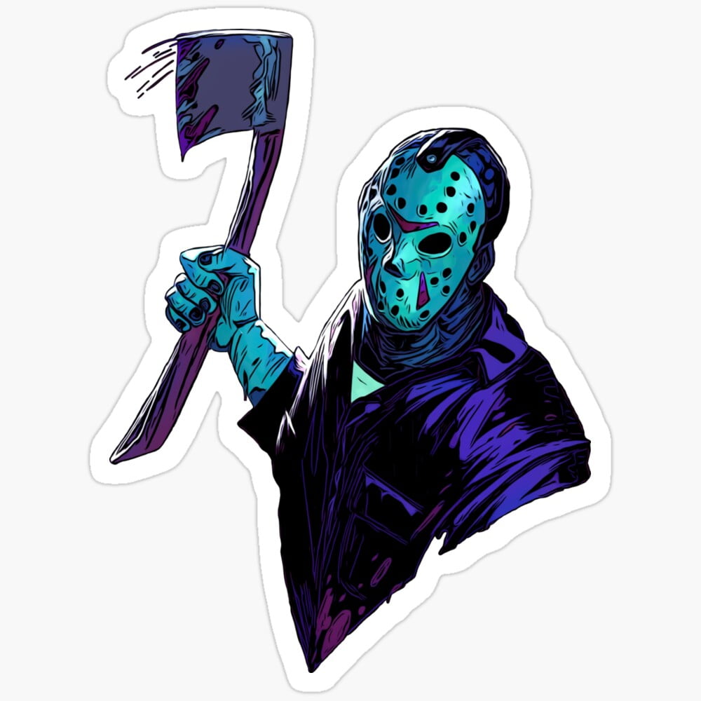 Kira Sticker - Jason Friday The 13Th Gift For You - Phone Stickers ...