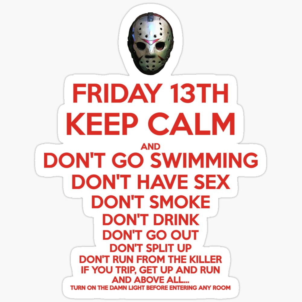Kira Sticker - Jason Voorhees Friday The 13Th Gift For You - Phone ...
