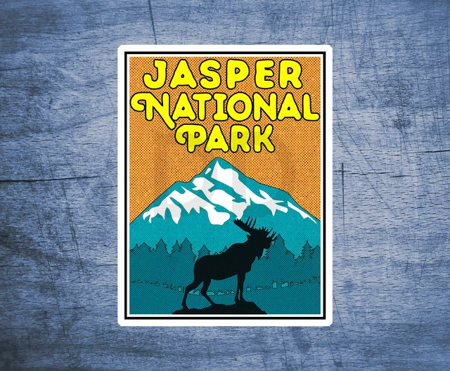 Kira Sticker With Jasper National Park Alberta Canada Decal Moose ...