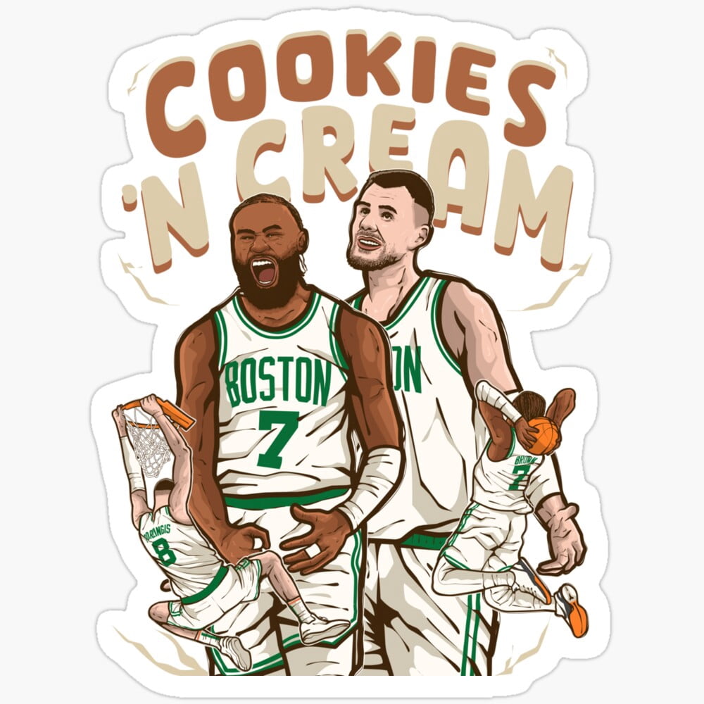 Kira Sticker - Jaylen Brown And Kristaps Porzingis Cookies N Cream ...