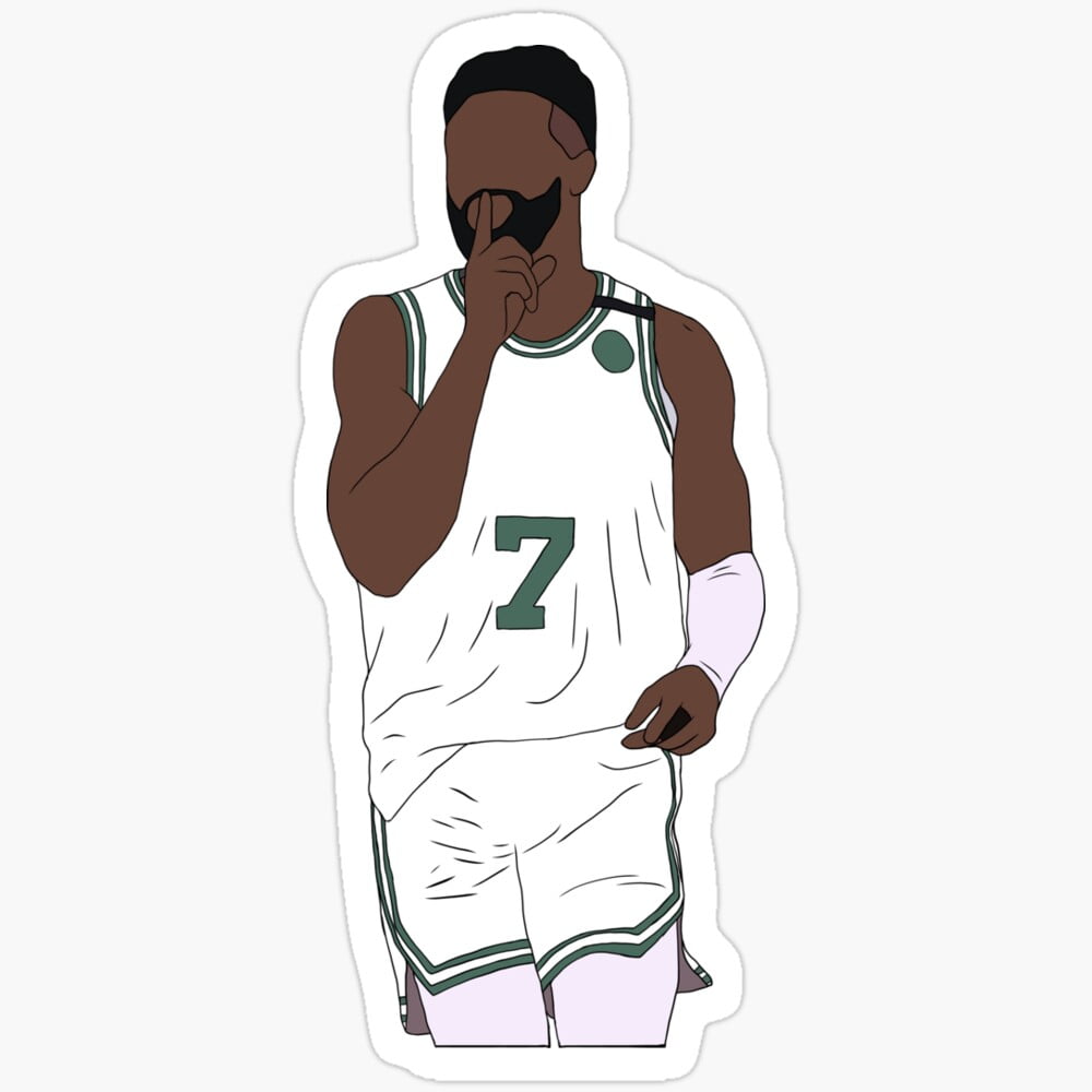 Kira Sticker - Jaylen Brown Says "Shhh" Sticker - Single, Trio, Or ...