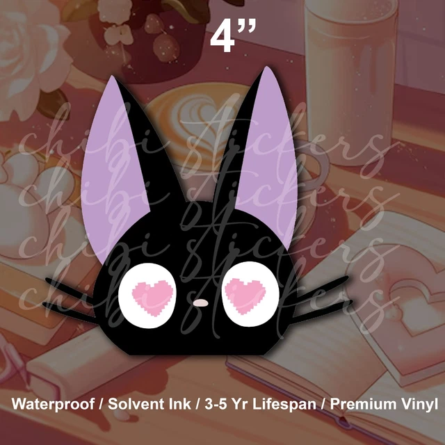 Kira Sticker With Jiji Kitty Cat Anime Cute Waterproof Kawaii Vinyl ...