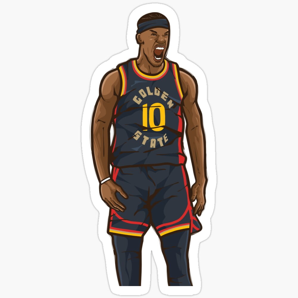 Kira Sticker - Jimmy Butler Golden State Celebration Sticker - Single ...