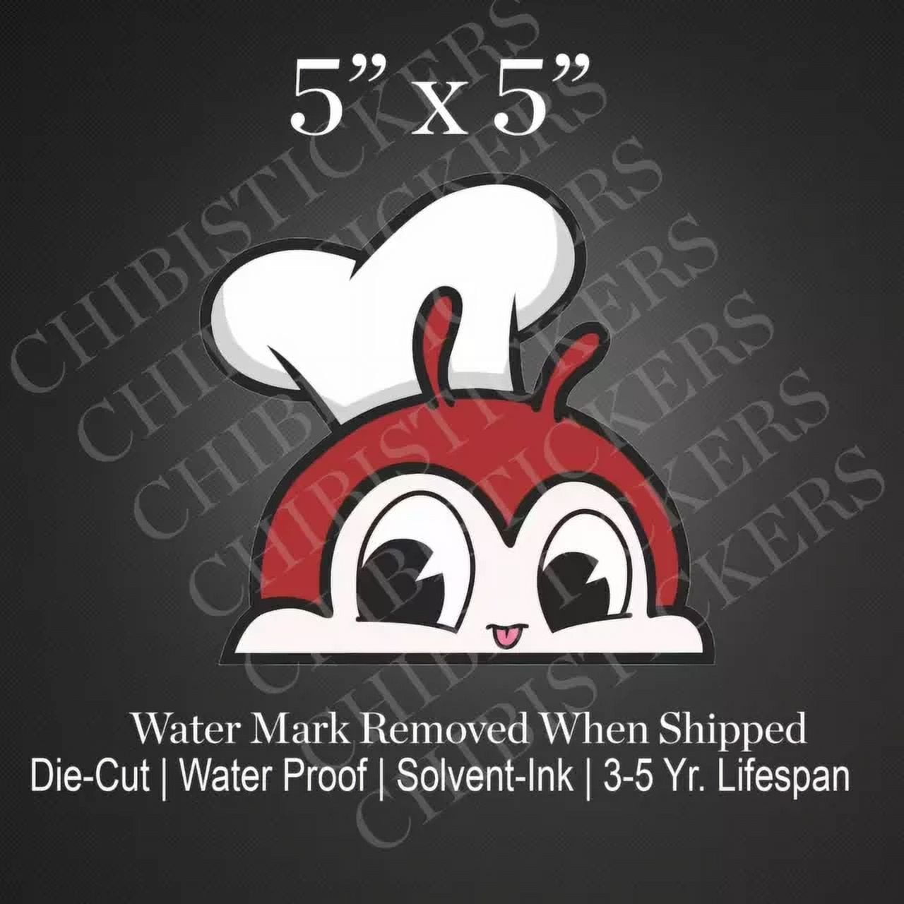 Kira Sticker With Jollibee Fried Chickenpeeker Vinyl Sticker Waterproof ...
