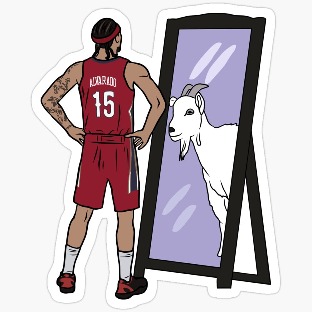 Kira Sticker - Jose Alvarado Mirror Goat Sticker - Single, Trio, Or ...