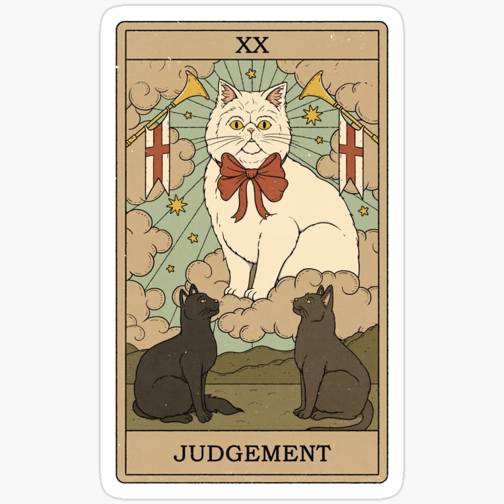 Kira Sticker - Judgement - Cats Perfect Sticker Gift For Everyone ...