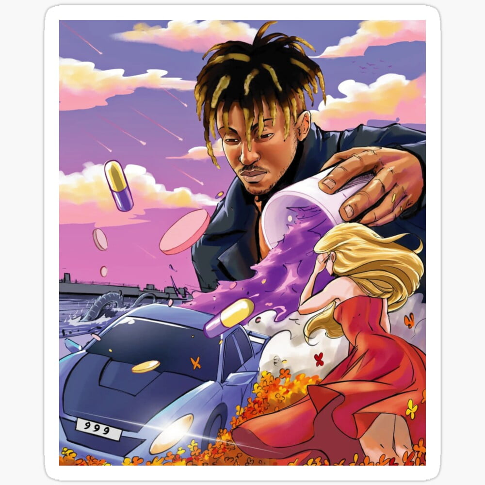 Kira Sticker - Juice Wrld - Phone Stickers, Waterproof Decals Water ...