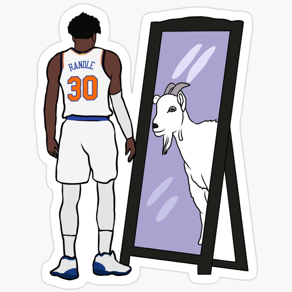 Kira Sticker - Julius Randle Mirror Goat Sticker - Single, Trio, Or Squad — Collect Them All ...