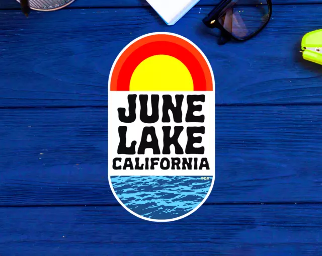 Kira Sticker With June Lake Decal Tall California Usa Ca Decorative ...