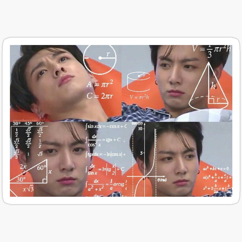 Kira Sticker - Jungkook Confused Perfect Gift for everyone ) - Walmart.com